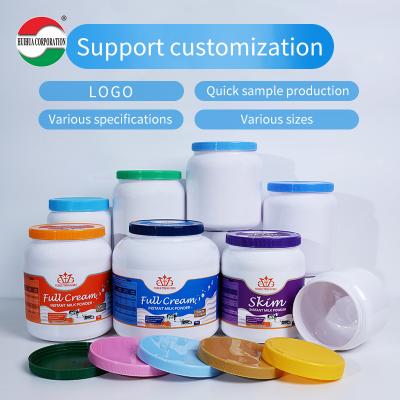 China Wholesale 4000ml High Volume PET Plastic Jar Container with Screw Cap for Health Supplements and Milk Powder for sale