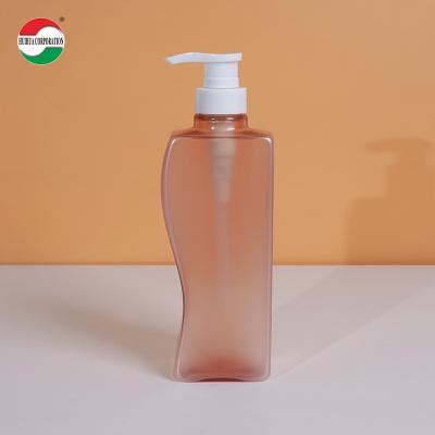 China 500ML PET Bottle Plastic Jar Pump Press Lid For Shampoo & Shower Gel for sale