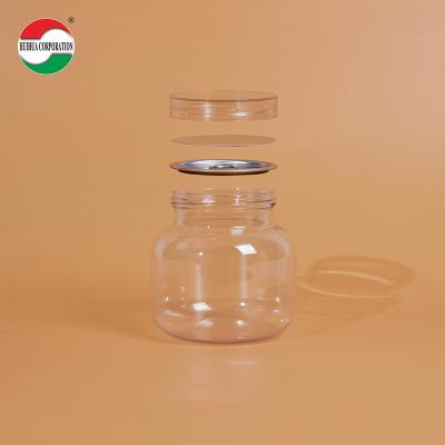 Cina 500 ml Bottiglia PET Plastica Chiara cilindro Bottone sigillato con Capo a vite HYP500-40g in vendita