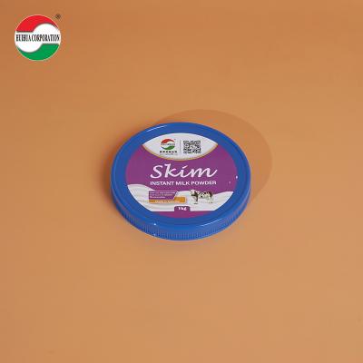 Cina Coperchio in plastica PP PE per alimenti 502# 125mm per bottiglia di latte in polvere Approvato ISO / SGS / FDA / FSSC in vendita