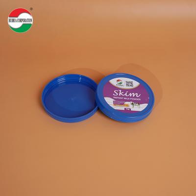 Cina Coperchio in plastica PP PE per alimenti 502# 125mm per bottiglia di latte in polvere Approvato ISO / SGS / FDA / FSSC in vendita