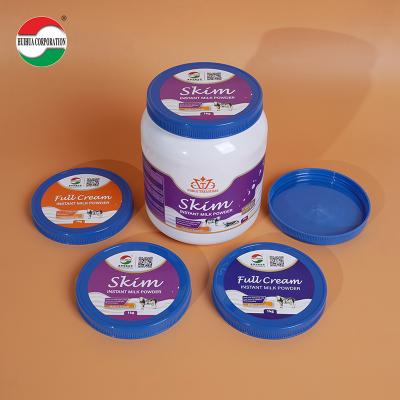Cina Coperchio in plastica PP PE per alimenti 502# 125mm per bottiglia di latte in polvere Approvato ISO / SGS / FDA / FSSC in vendita
