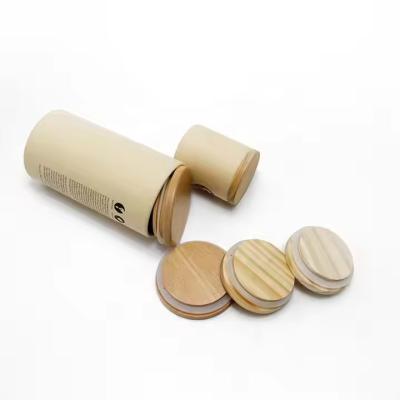 China Recipiente Hermético de Chá em Papel Kraft com Tampa de Cortiça Tubo Cilindro para Embalagem de Alimentos Doces Artesanato Biscoitos Superfície em Relevo à venda