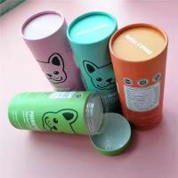 China Custom Printed Kraft Paper Composite Cans 5000 Units Eco-Friendly Food Grade Tube Packaging for sale