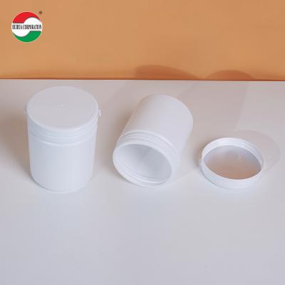 Cina Cilindro in plastica trasparente riciclabile e resistente all'umidità da 1250 ml per prodotti nutrizionali per la salute in bottiglie di HDPE HMD1250-96 in vendita