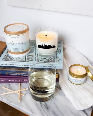 중국 재활용 친환경 맞춤형 흰색 골판지 공예품 선물 양초 포장 원통형 상자 판매용