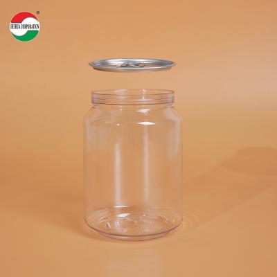 Cina Lattina PET da 250ml per bevande, succhi e bibite con coperchio apribile in vendita