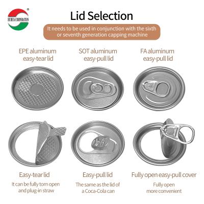 Cina Lattina PET da 250ml per bevande, succhi e bibite con coperchio apribile in vendita