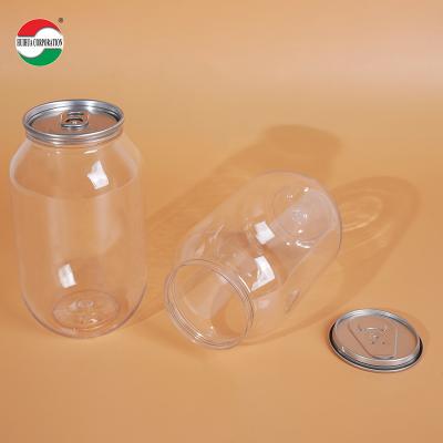 China Lata de bebida PET con tapa a presión de 500 ml para zumos y refrescos en venta