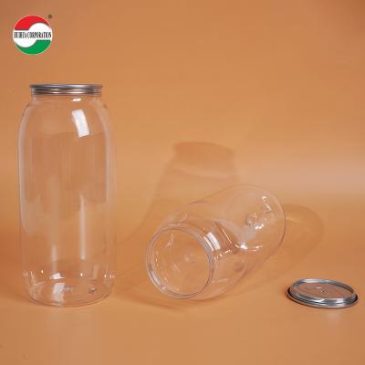 China Lata de bebida PET transparente de 700 ml para zumos y refrescos en venta