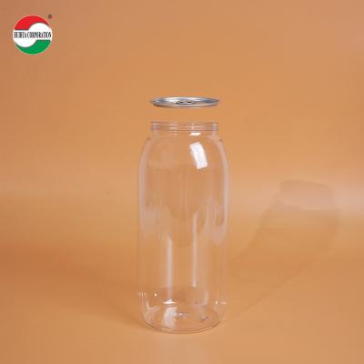 China Lata de bebida PET transparente de 700 ml para zumos y refrescos en venta