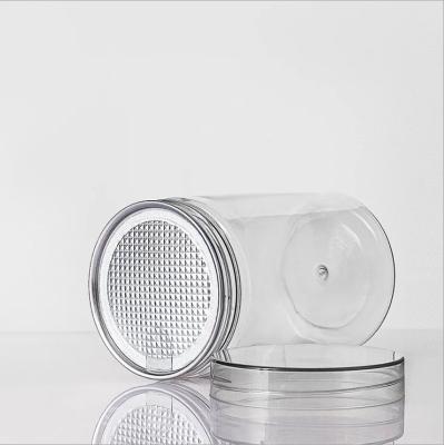 Cina 500ml 700ml 800ml 1000ml 85*115 85*120 85*130 Trasparente Canne in PET trasparente Bottone di plastica Top Cappuccio a vite per Noccioline Pistacchio in vendita