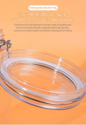 Cina Basso MOQ Buona Tenuta 1000ml 1500ml 1800ml Barattolo in PET Contenitore di Plastica per Stoccaggio in vendita