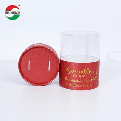 中国 化粧品用のPVC窓付きのカスタム透明紙チューブパッケージ 販売のため