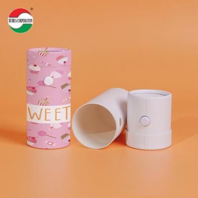 Cina Imballaggio personalizzato ecologico biodegradabile a prova di bambino resistente con chiusura di sicurezza, tubo di carta cilindrico rotondo in vendita