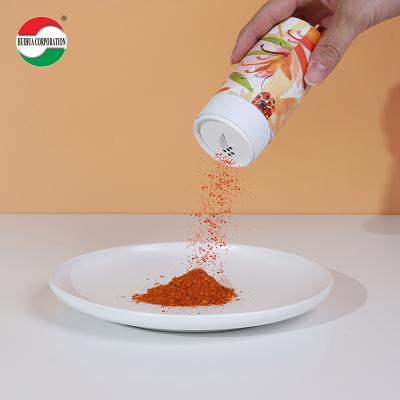 中国 良質なHUIHUA包装OEMカスタマイズされた紙管、スイッチカバー付きの紙箱、粉末ペッパー用シェイクトップ 販売のため