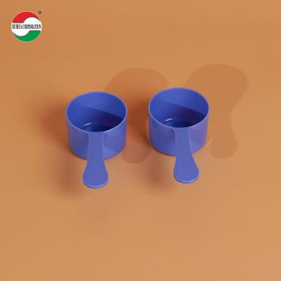 Cina 20g Biodegradabile per la misurazione dei prodotti alimentari Maniglia corta Piccolo cucchiaio PP Cucchiai di plastica personalizzati in vendita