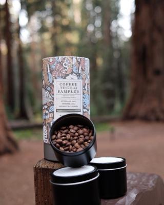 China Custom Recyclable Food Grade Printing Round Paper Tube Degradable Paper Canister Airtight for Coffee Bean Powder Loose Tea for sale