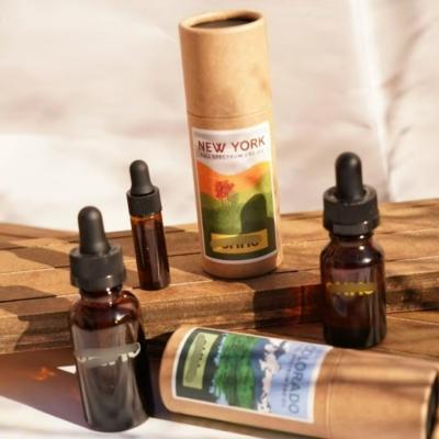 China Recyclable Food Grade Paper Tube with Custom Logo for Perfume and Essential Oil Packaging for sale