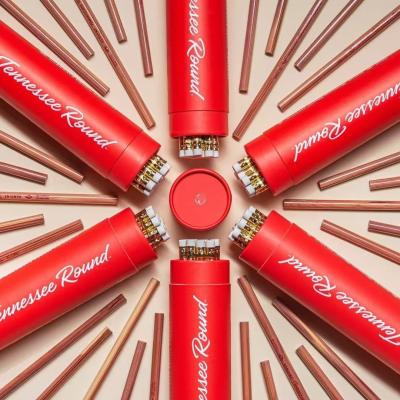 Китай Переработанный круглый бумажный контейнер Kraft с логотипом для детских пазлов, строительных блоков, карандашей, игрушек, картонной бумажной тубы для упаковки продается