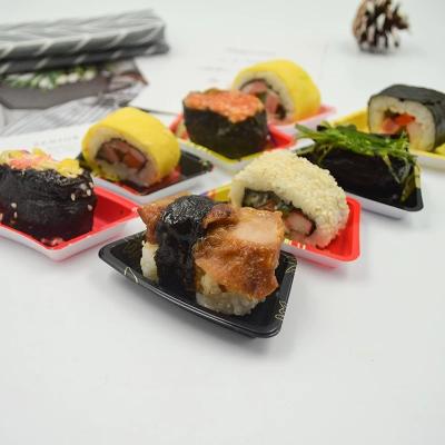 China Custom Packaging Box Disposable Sushi Takeaway Wooden Sushi Box Sushi Food Container Box for sale