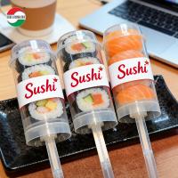 China Custom PP Push Up Pop Sushi Plastic Cup Packaging 5000pcs MOQ for sale