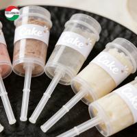 China Custom PP Push Up Pop Sushi Plastic Cup Packaging 5000pcs MOQ for sale