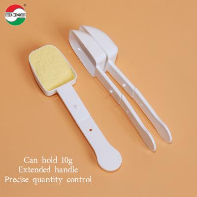 China 2g 8g 10g 15g 20g 35g Food Grade Plastic Milk Powder Spoon Hot Sale Measuring Powder Spoon for sale