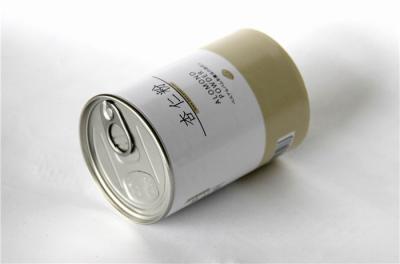 China Recyclable Food / Fruit / Nut Packing Paper Composite Cans ,  Easy Open food canister for sale