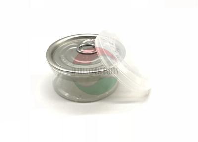 Cina I chiari barattoli di piccola dimensione Open facile della plastica possono con il logo su misura in vendita