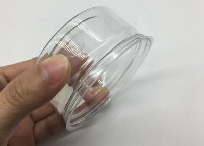 Cina il cilindro di plastica della radura di altezza di 28mm con pela il coperchio per i dadi, caffè in vendita