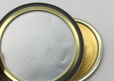 China Eco - Friendly Round Shape Soft Peef Off Lid For Food Packing FDA Approved for sale