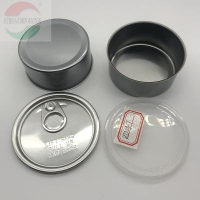 China Mini Weed Tin Plate Cans Diameter 65mm By Height 30mm 2 Piece Type for sale