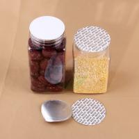 China Clear PET Plastic Candy Cookie Square Jar 700ml 880ml Food Grade Square Container for sale
