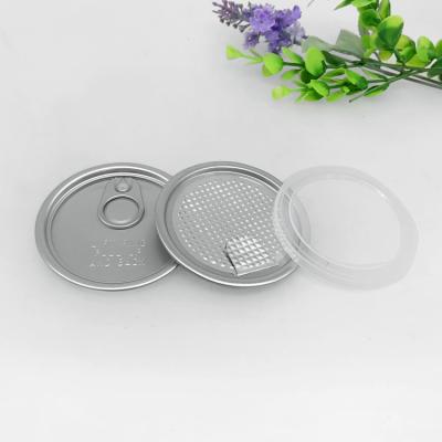 Cina Svuoti la latta trasparente di plastica 211 100ML con il coperchio aperto facile dell'anello di tirata in vendita