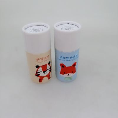 China FDA Cardboard Cosmetic Paper tube Box For Liquid Foundation Packaging for sale