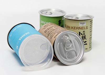 China 73mm Diameter Round Kraft Paper Composite Cans for Food Packaging Nuts for sale