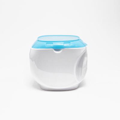 China Square PET Plastic Washing Beads Packaging Storage Jar With PP Cap for sale