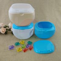 China PET Plastic Storage Containers 1000ml 2000ml 2200ml Stackable Food Grade PP Cap for sale
