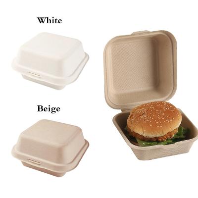 Cina Contenitori di alimento d'imballaggio della preparazione del pasto del dolce dell'hamburger della frutta Bento Box Takeaway eliminabile in vendita
