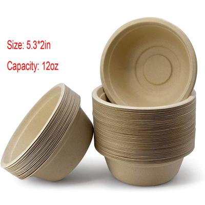 Chine Bols de soupe jetables de papier biodégradables à 100% pour les soupes et les apéritifs chauds à vendre