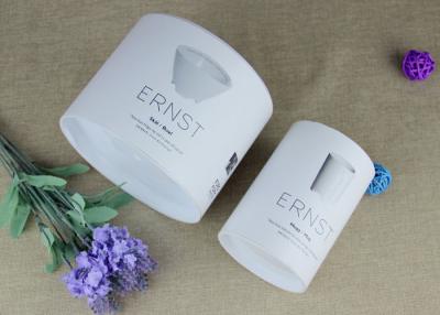 China Witte Kartondocument Buis die het Plastic Handwerk van het Rekdeksel verpakken Te koop