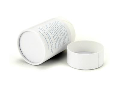Cina Imballaggio bianco della metropolitana della carta del cilindro ecologico per i cosmetici/regalo in vendita