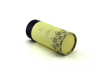 China UV Varnishing Cosmetic Paper Tube Packaging Custom Transparent Window for sale