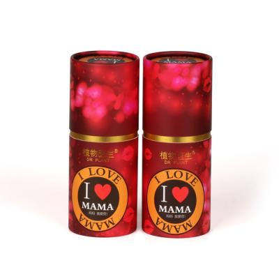 China Gouden het Stempelen Kosmetische Kartonbuis die Aantrekkelijke Gerolde Rand verpakken Te koop