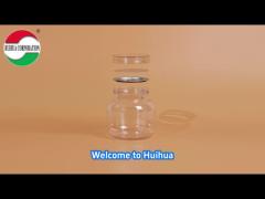 PET Plastic Bottle with screw lip