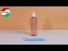 Barattoli trasparenti in PET per shampoo e bagnoschiuma, flacone in plastica da 500 ml con coperchio a pompa e servizio personalizzato disponibile