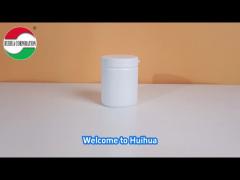 1250ML Cilindro de plástico transparente reciclável e à prova de umidade para garrafas de HDPE Produtos nutricionais de saúde HMD1250-96