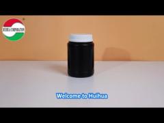 1600ML HDPE Bottle Clear Plastic Cylinder With Screw Lid Body Printing Custom Labels HMD1600-105