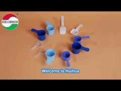 Cucharas medidoras de PP transparentes/blancas de grado alimenticio, cucharas medidoras de plástico PP para café, té y leche en polvo